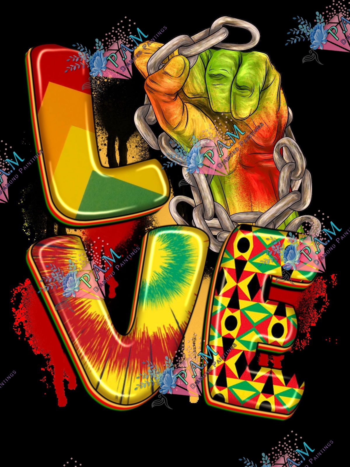 Rasta Graffiti Characters