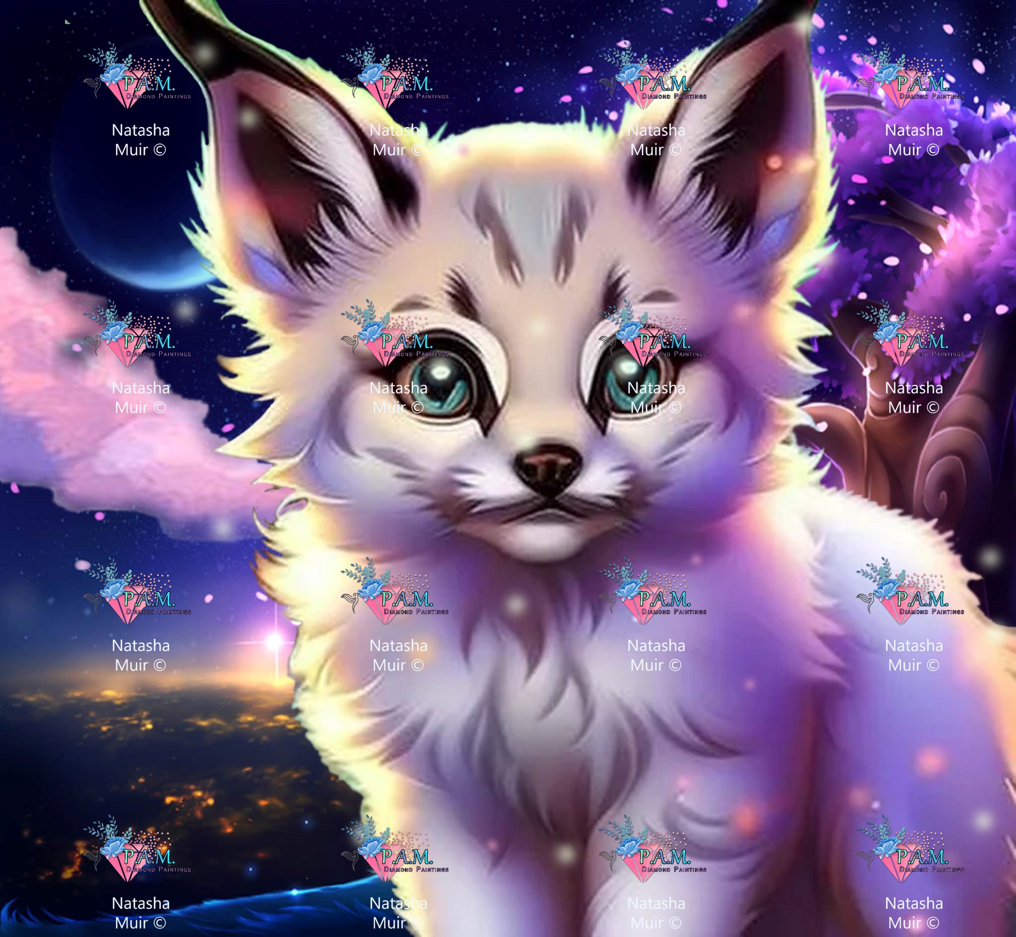 PREORDER Kitka by Natasha Muir © 60*60 cm Full Drill with some ABs – P ...