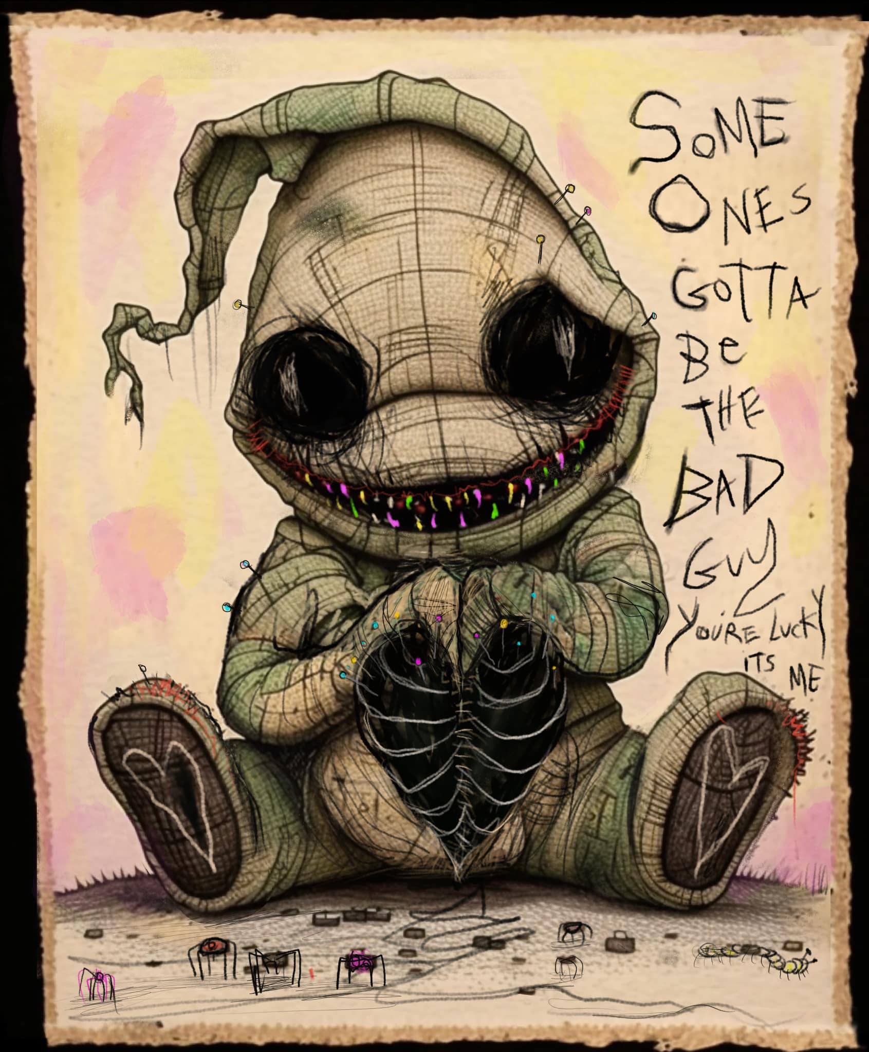 Oogie Boogie Drawing