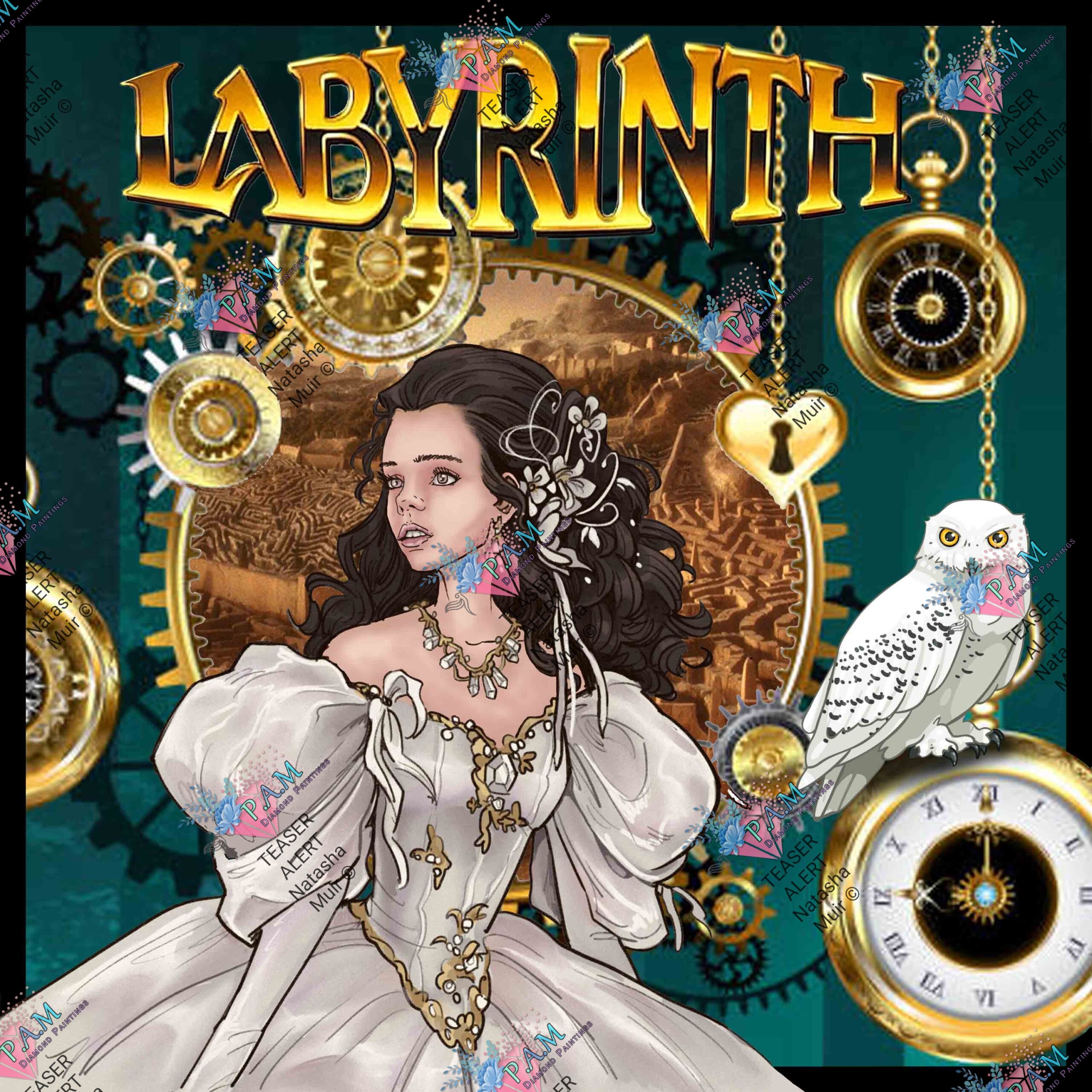 PREORDER Labyrinth by Natasha Muir © 70*70 cm Full Drill with some ABs – P.A.M. Diamond ...