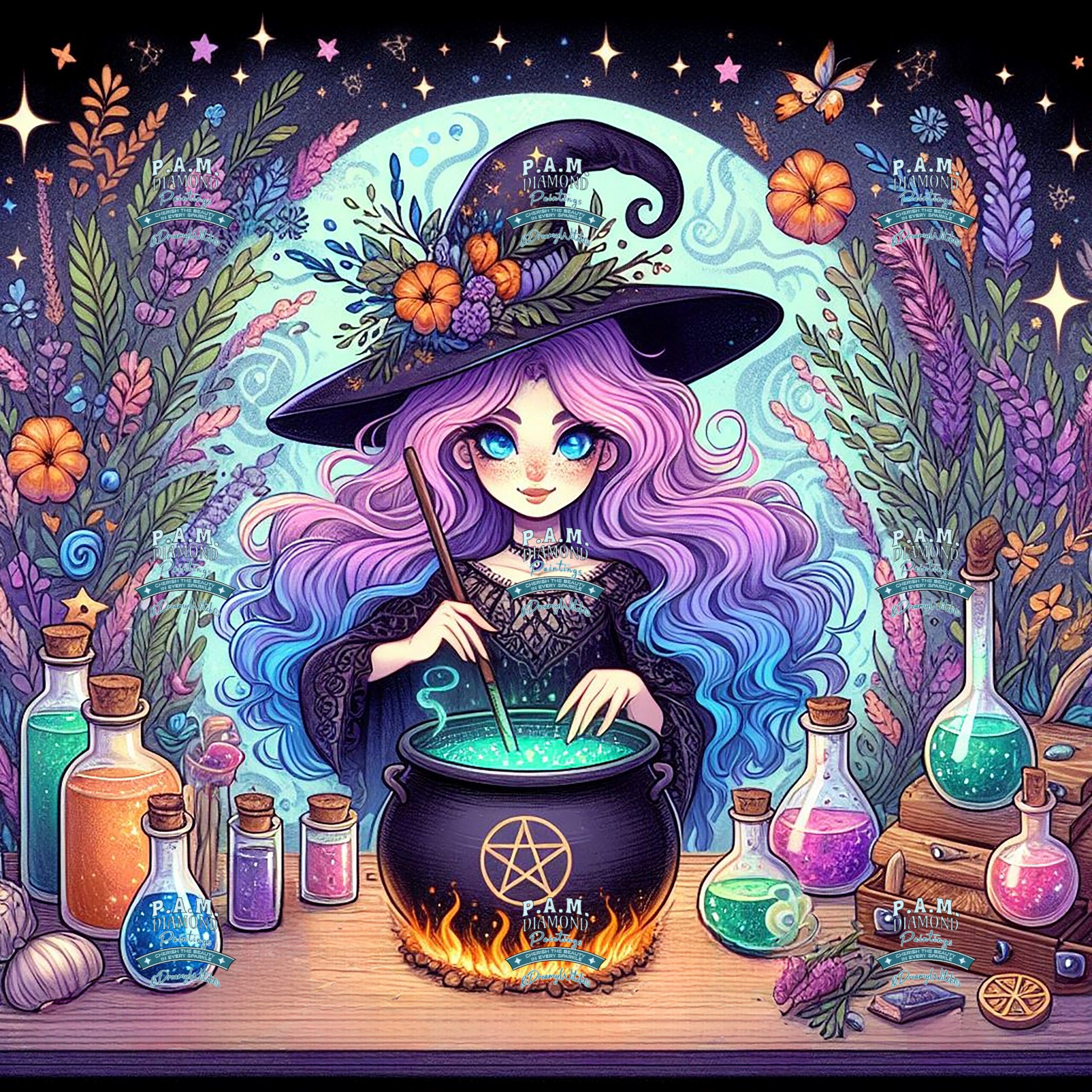 PREORDER Potion Time by Dreamy Witch © Full Drill with some ABs – P.A.M ...