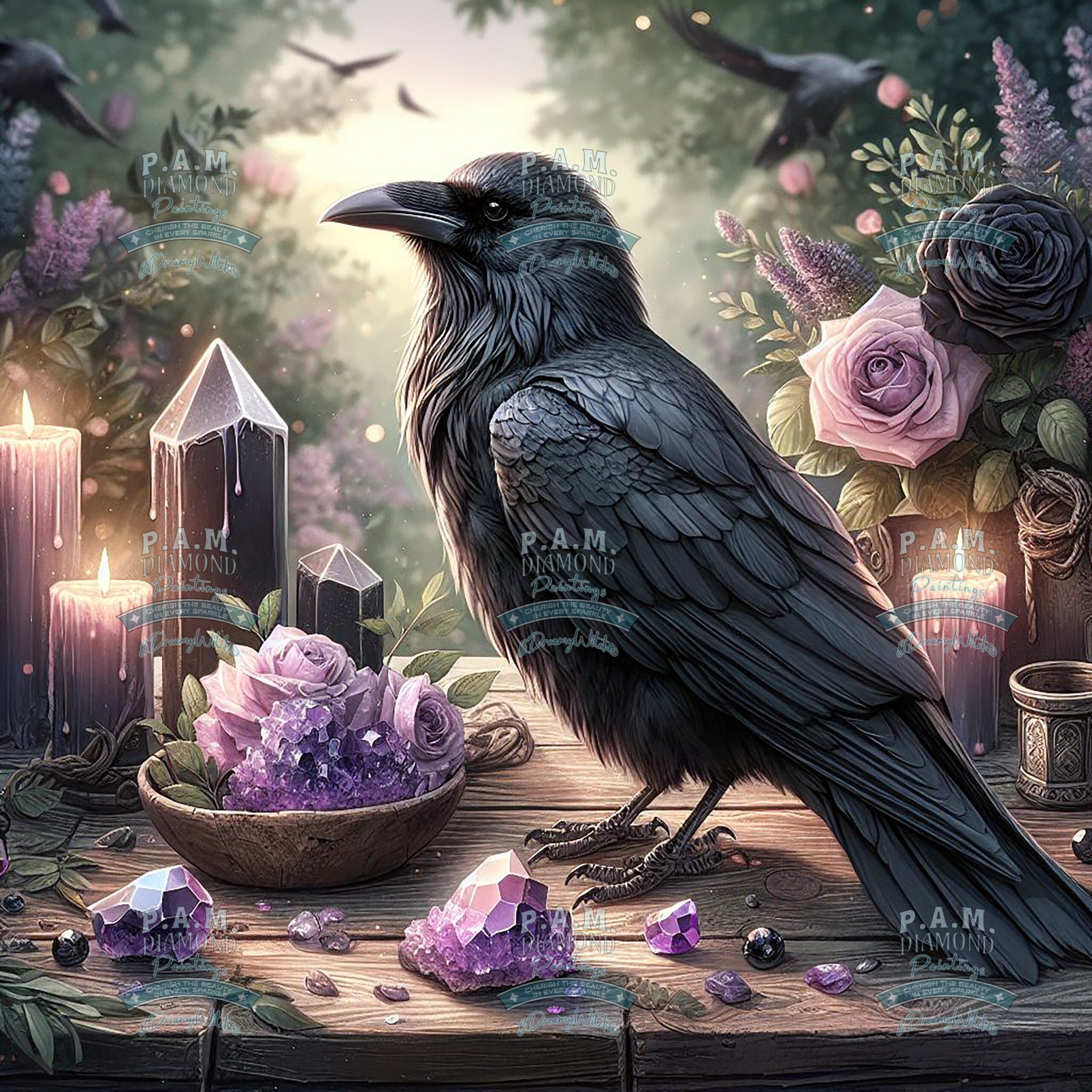 PREORDER The Crow by Dreamy Witch © Full Drill with some ABs – P.A.M ...