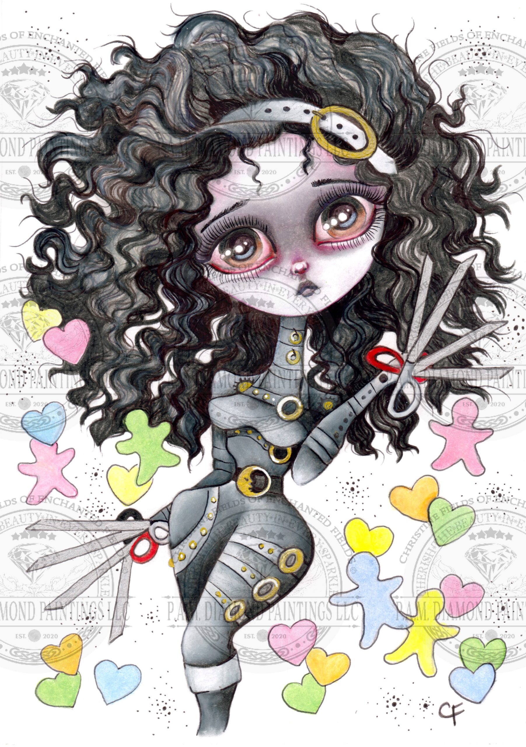 PREORDER Edwina Scissorhand by Christine Fields of Enchanted Fields ...